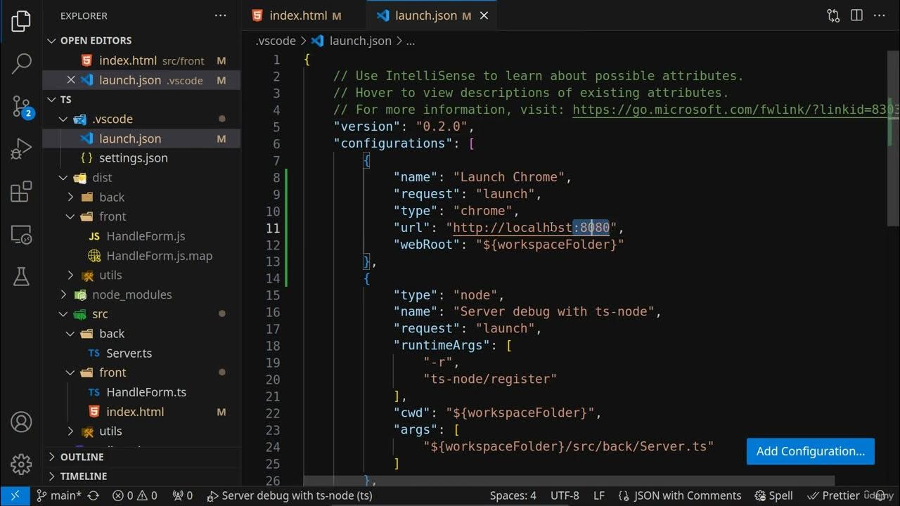 Debugging TypeScript in Browser - YouTube