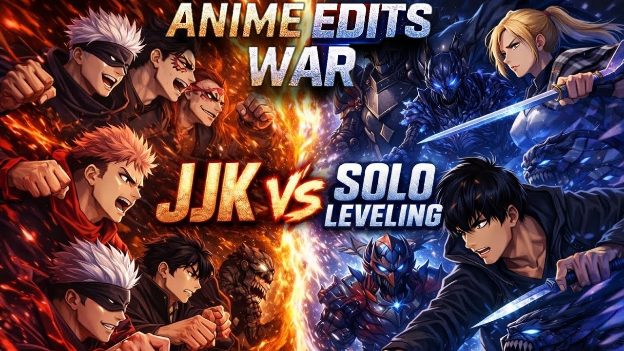 Epic Anime Edits Battle | JJK VS SOLO LEVELING - YouTube