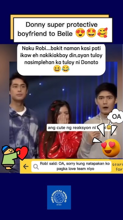 Robi nagulat sa ginawa ni Donny 😅 Belle tawang -tawa #shortsfeed #trending #shorts - YouTube