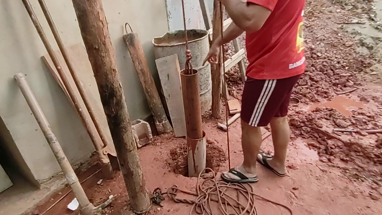 2 Parte Do Poço Semi Artesiano Manual Youtube