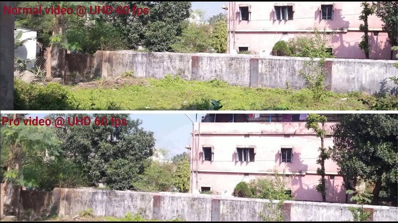 Full comparison video of normal and pro video at UHD 60 fps #minivlog # ...