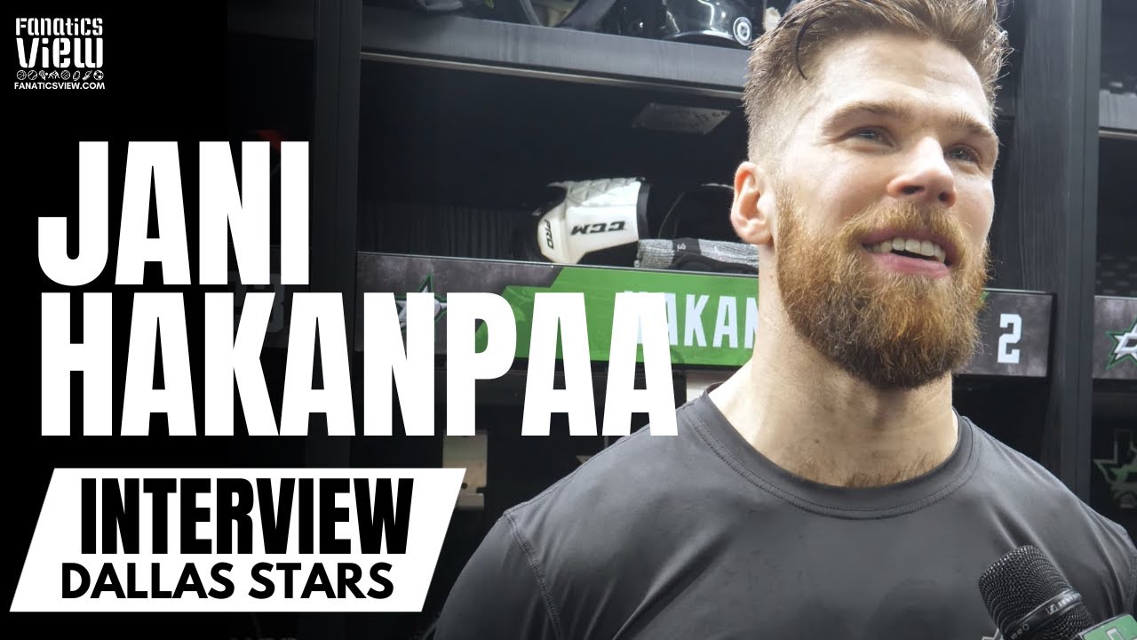 Jani Hakanpaa talks Mikko Rantanen Respect, Dallas Stars Start of ...