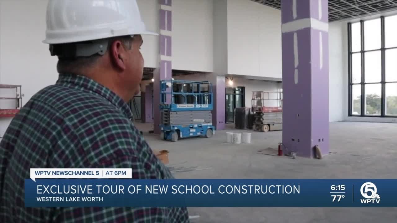 Inside look at construction of Palm Beach County's newest high school ...