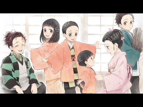 Tanjiro All family picture video. //. Demons layer anime picture HD 4 k ...