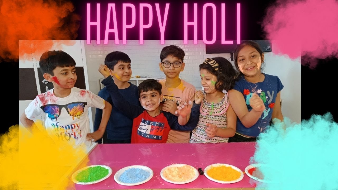 Happy Holi- Fun Games with Friends....Enjoyyyy.... - YouTube