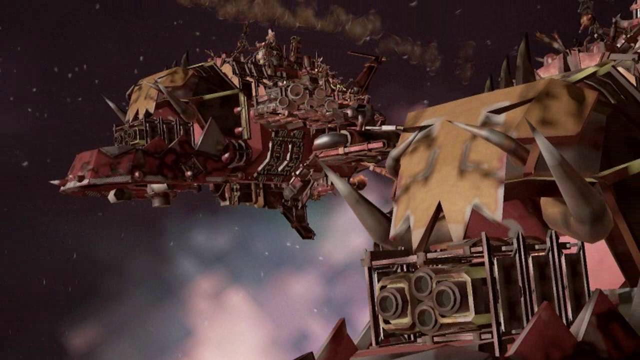 Battlefleet Gothic: Orc Carrier Part 2 - YouTube