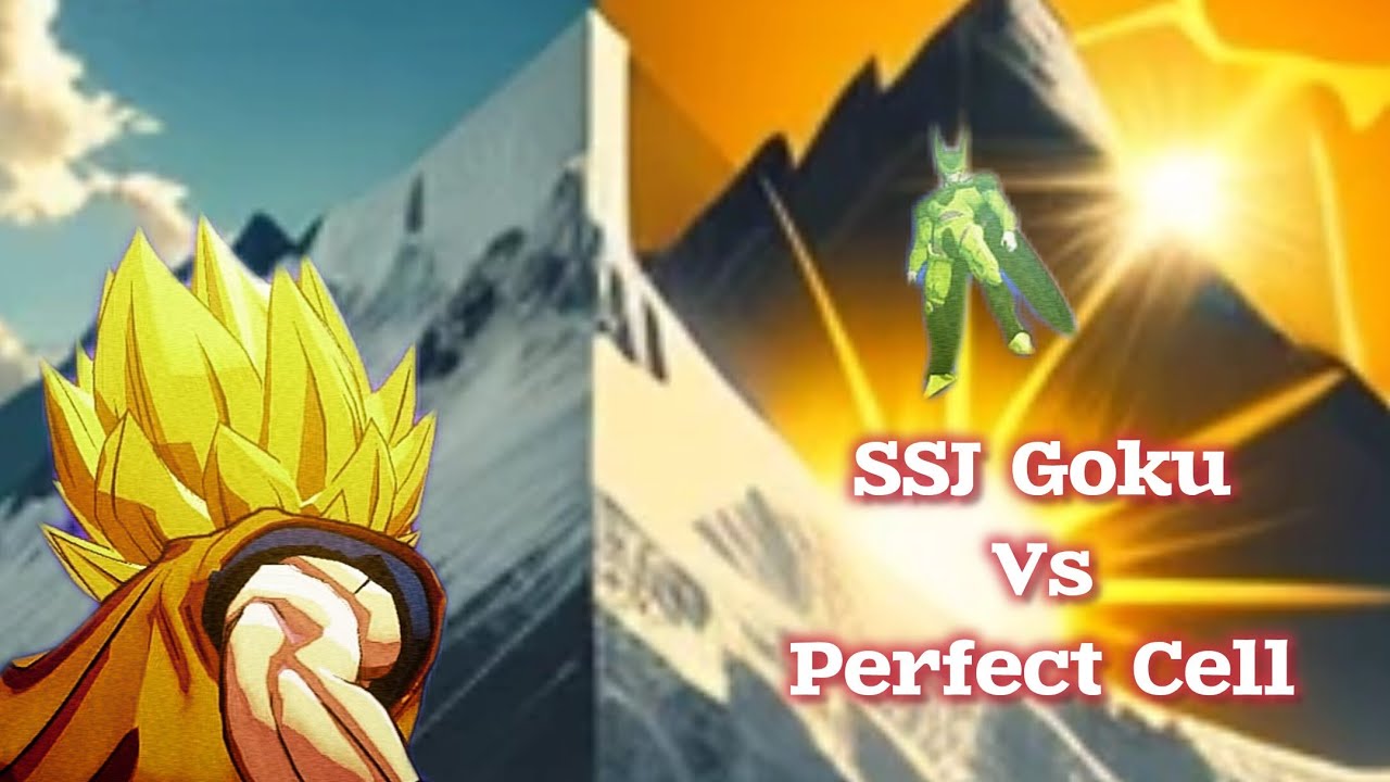 SSJ GOKU VS PERFECT CELL || DRAGONBALL Z KAKAROT - YouTube