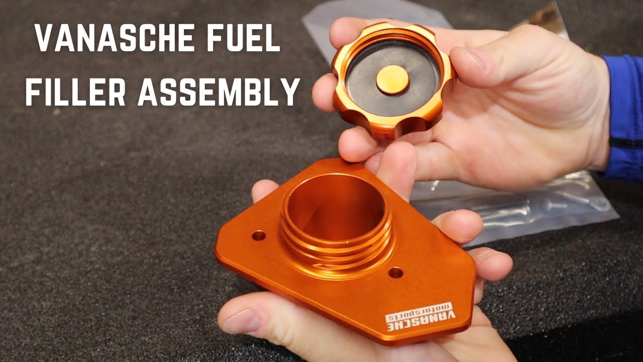 Vanasche Fuel Filler Assembly for KTM 690 / Husqvarna 701 - YouTube