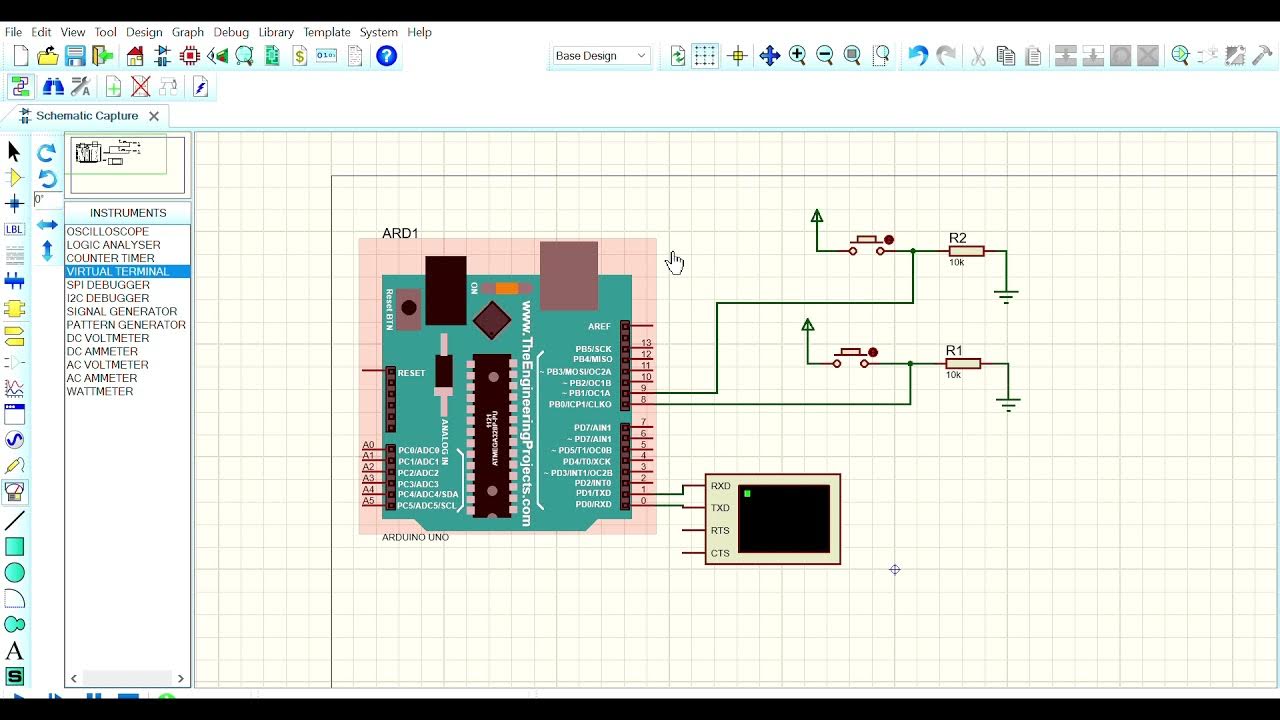 pemograman arduino dengan simulasi proteus - YouTube