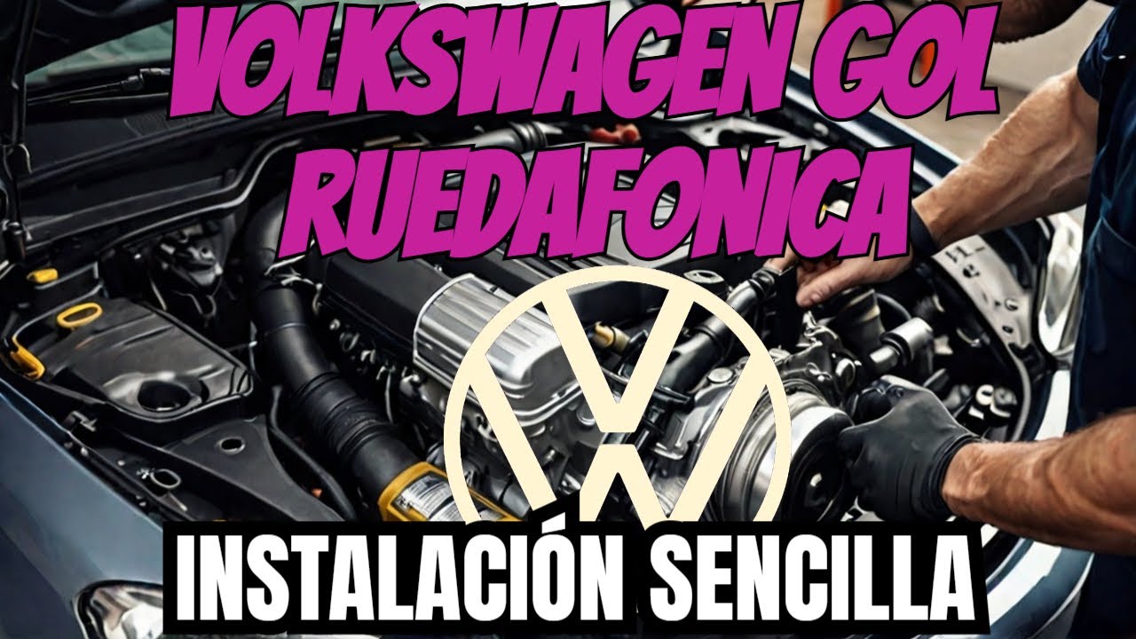 VOLKSWAGEN GOL 2010 COMO INSTALAR RUEDA FONICA - YouTube