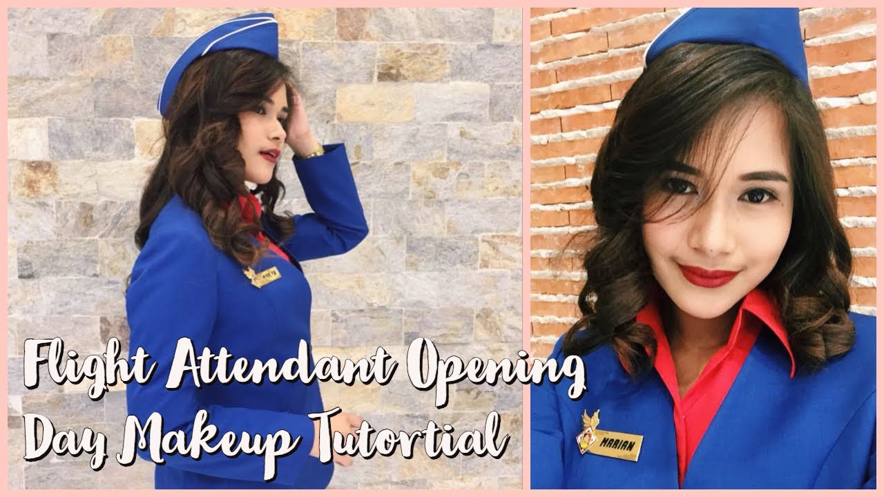 Airforce Cabin Crew Makeup Tutorial - YouTube