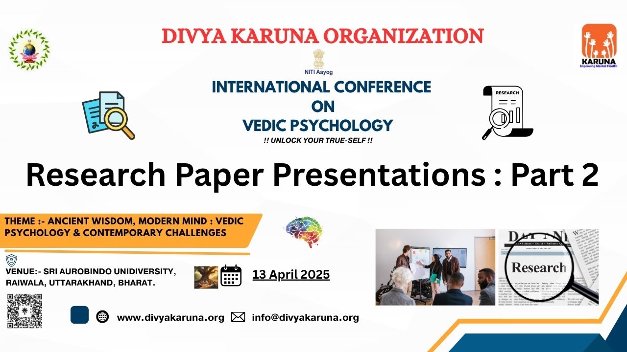 Research Paper Presentations - Part 1 :: ICVP-2025 - YouTube