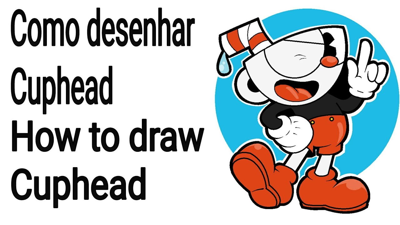 Como desenhar Cuphead - How to draw Cuphead #HIRODRAW - YouTube
