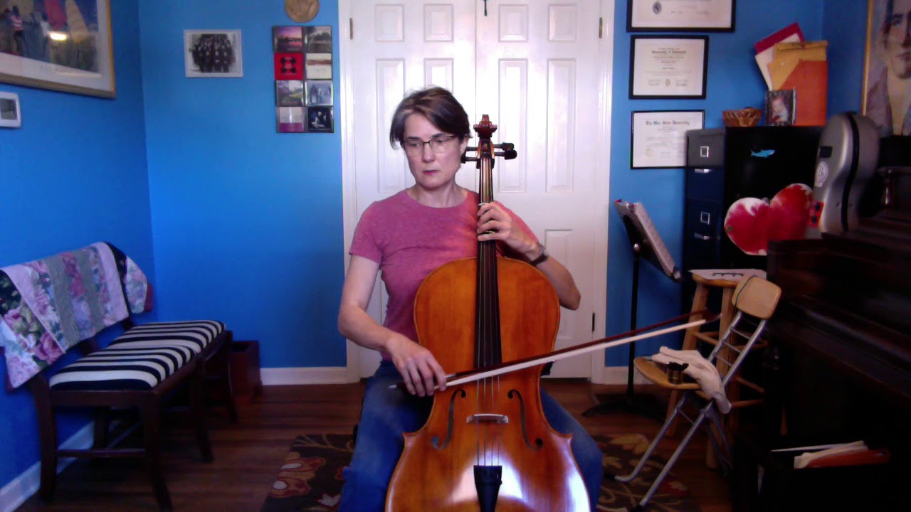 Rick Mooney Position Pieces for Cello: March of the Dinosaurs - YouTube