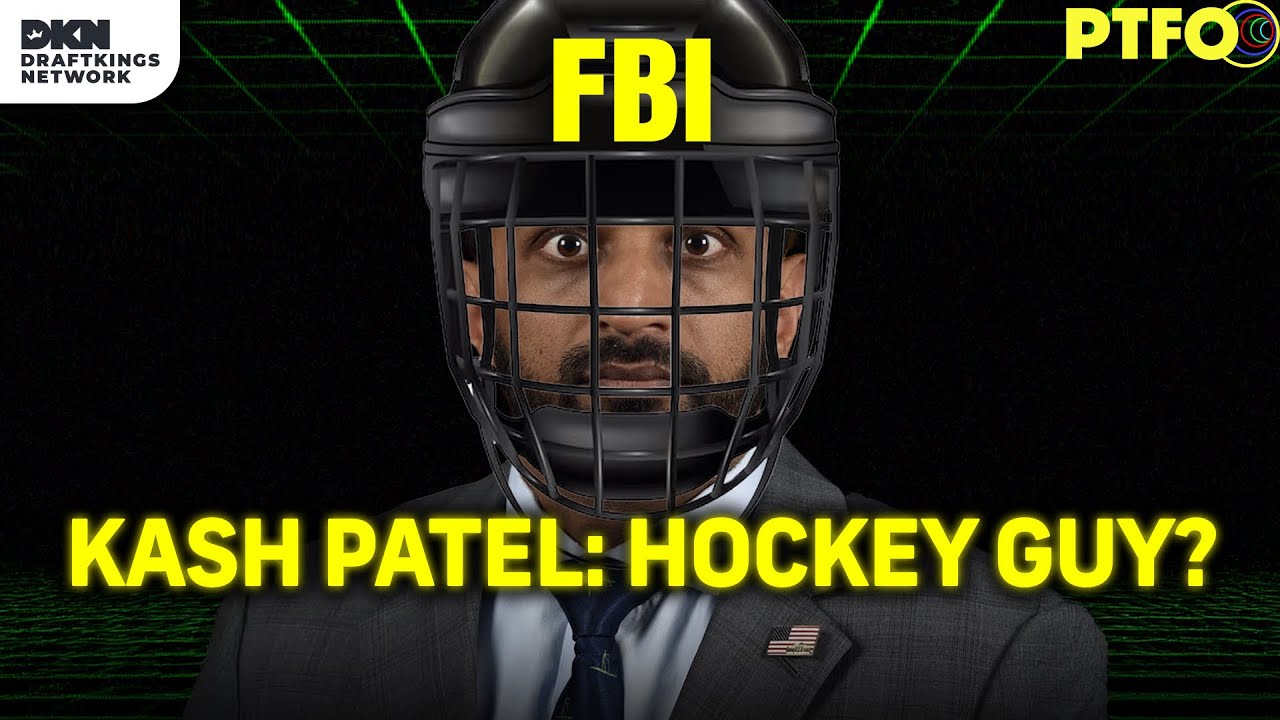 FBI Director Kash Patel Midnights as a...DC League Hockey Defenseman? A ...