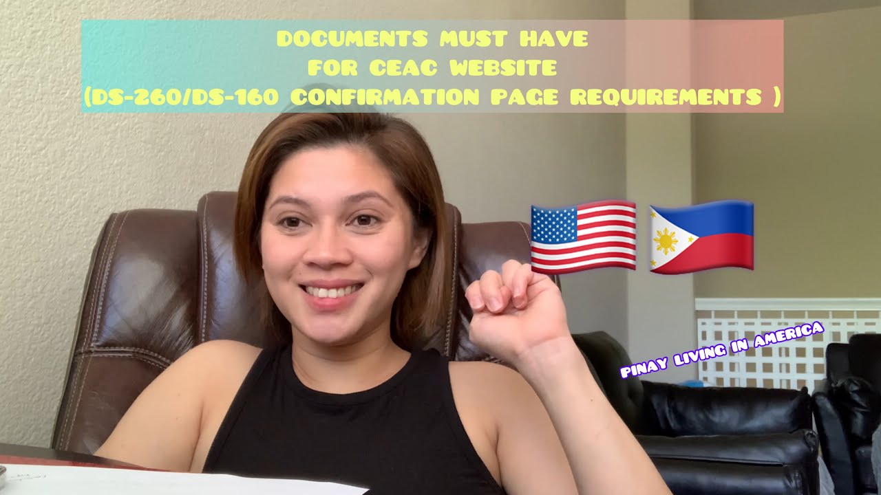 DOCUMENTS YOU NEED TO UPLOAD IN CEAC WEBSITE (FOR DS-260) |IMMIGRANT ...