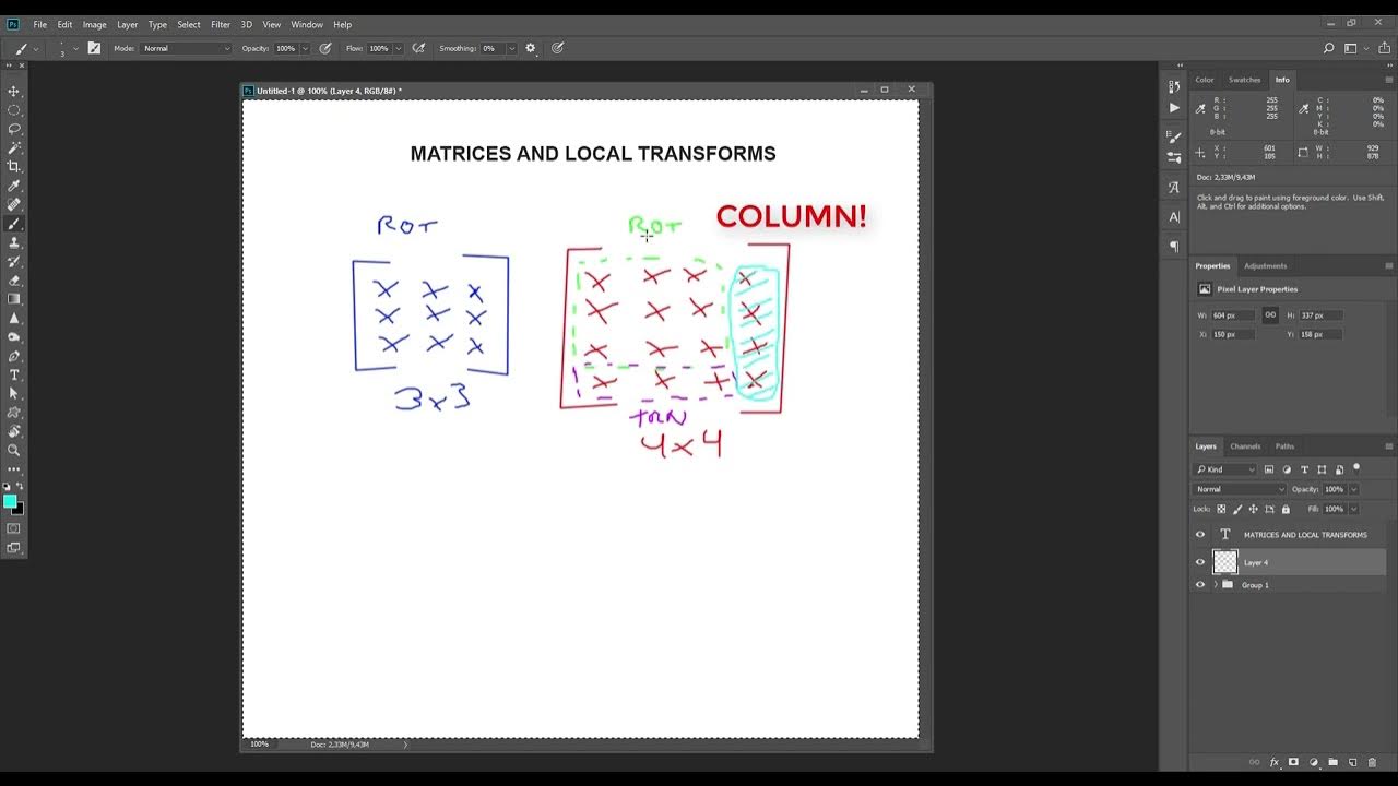 Houdini - Matrices and Local Space transforms tutorial - YouTube