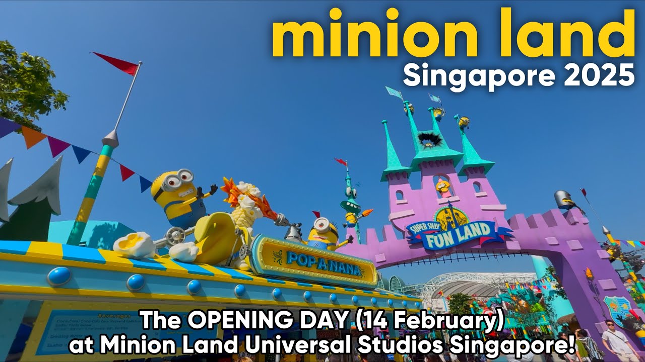Super Silly Fun Land - Minion Land @ Universal Studios Singapore - YouTube