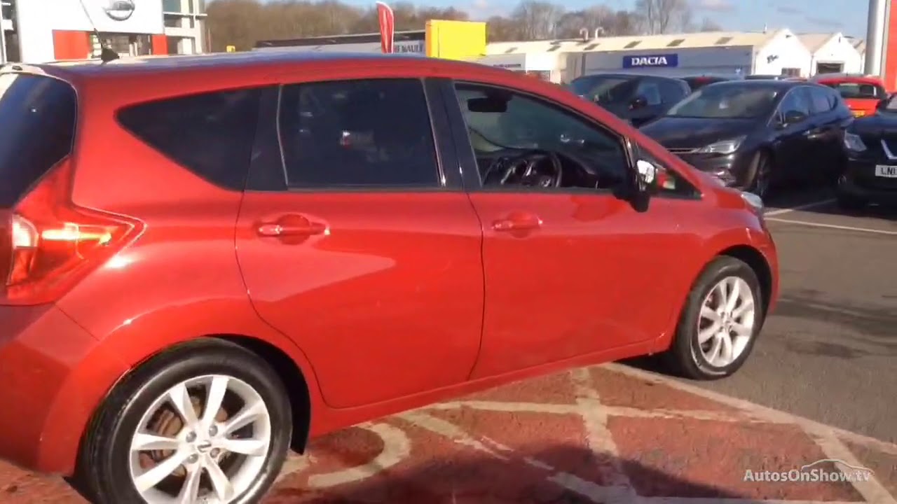 NISSAN NOTE TEKNA DIG-S RED 2015 - YouTube