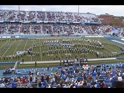 2009 MTSU Band of Blue halftime part 2 - YouTube