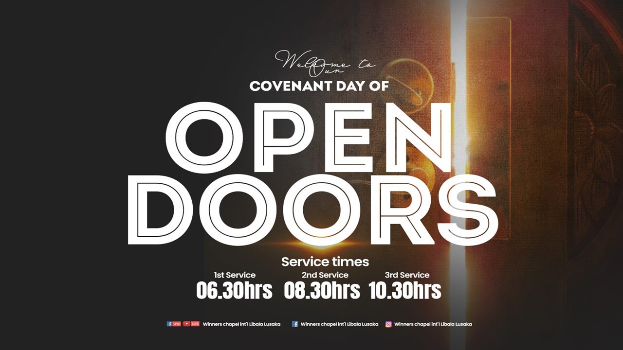 COVENANT DAY OF OPEN DOORS SERVICE | 1ST SERVICE | 3RD JULY, 2022 - YouTube
