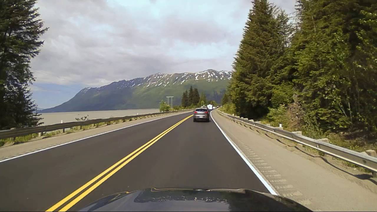 Portage to Girdwood, Alaska: Portage Glacier Road, Seward Highway - YouTube
