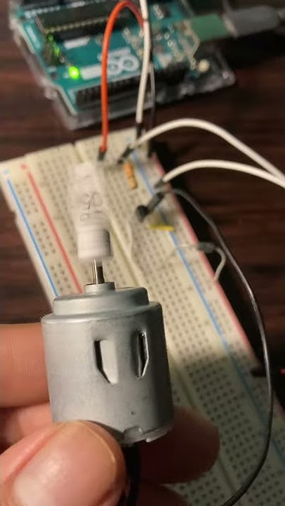 Variable DC motor (PWM) using Arduino UNO - YouTube