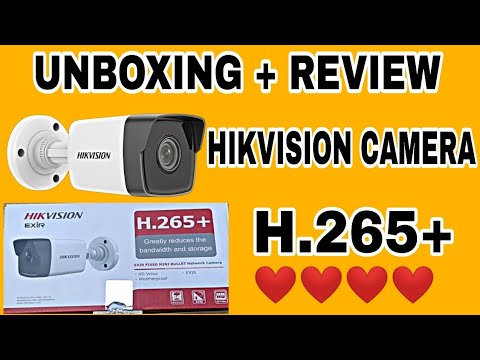 Unboxing + Review | Hikvision Camera H.265+ IP camera | Must watch