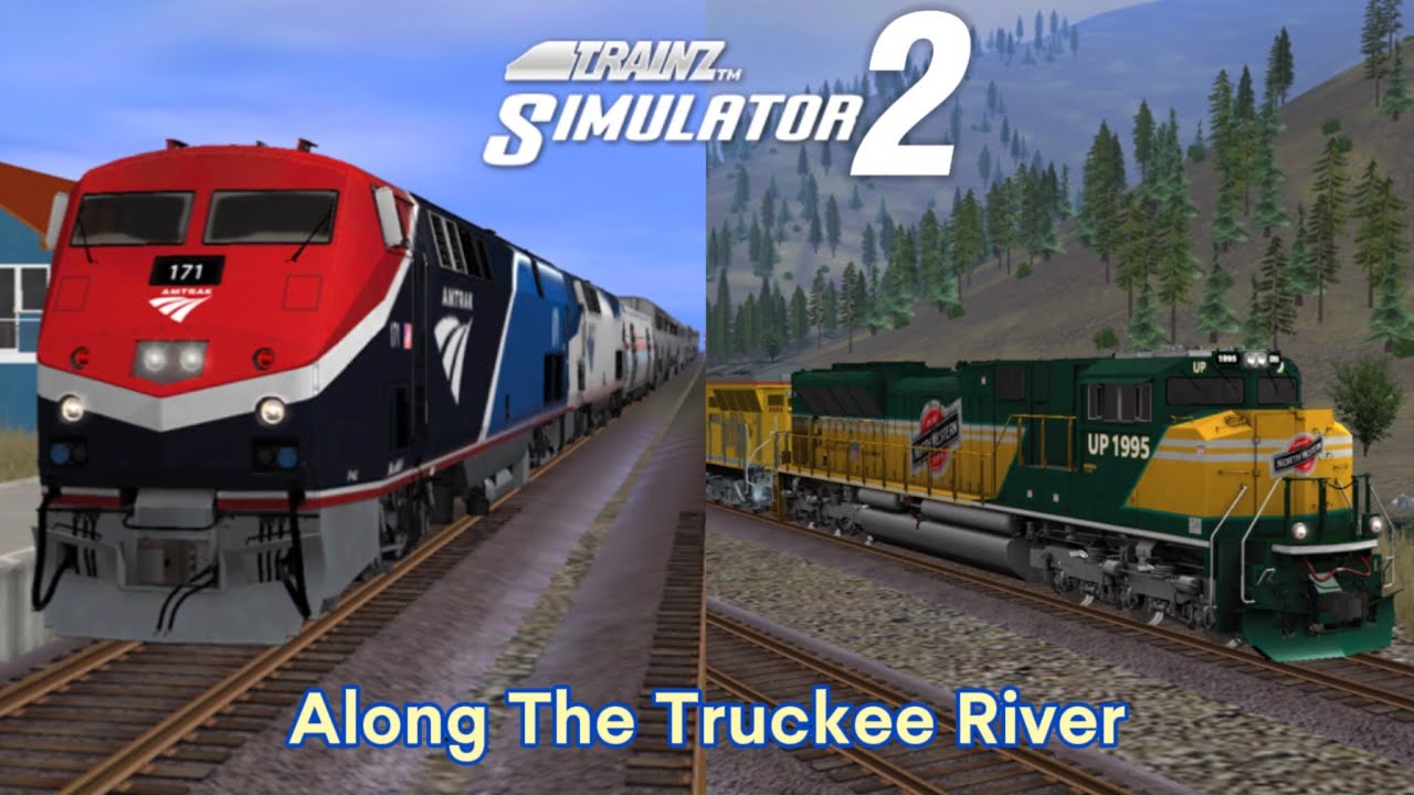 Trainz Simulator 2 - Along The Truckee River Route Review - YouTube