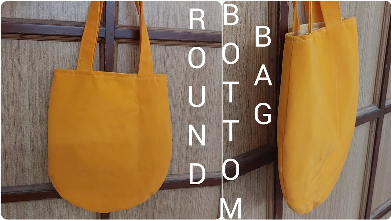 DIY | A Round Bottom Mini Tote Bag - YouTube