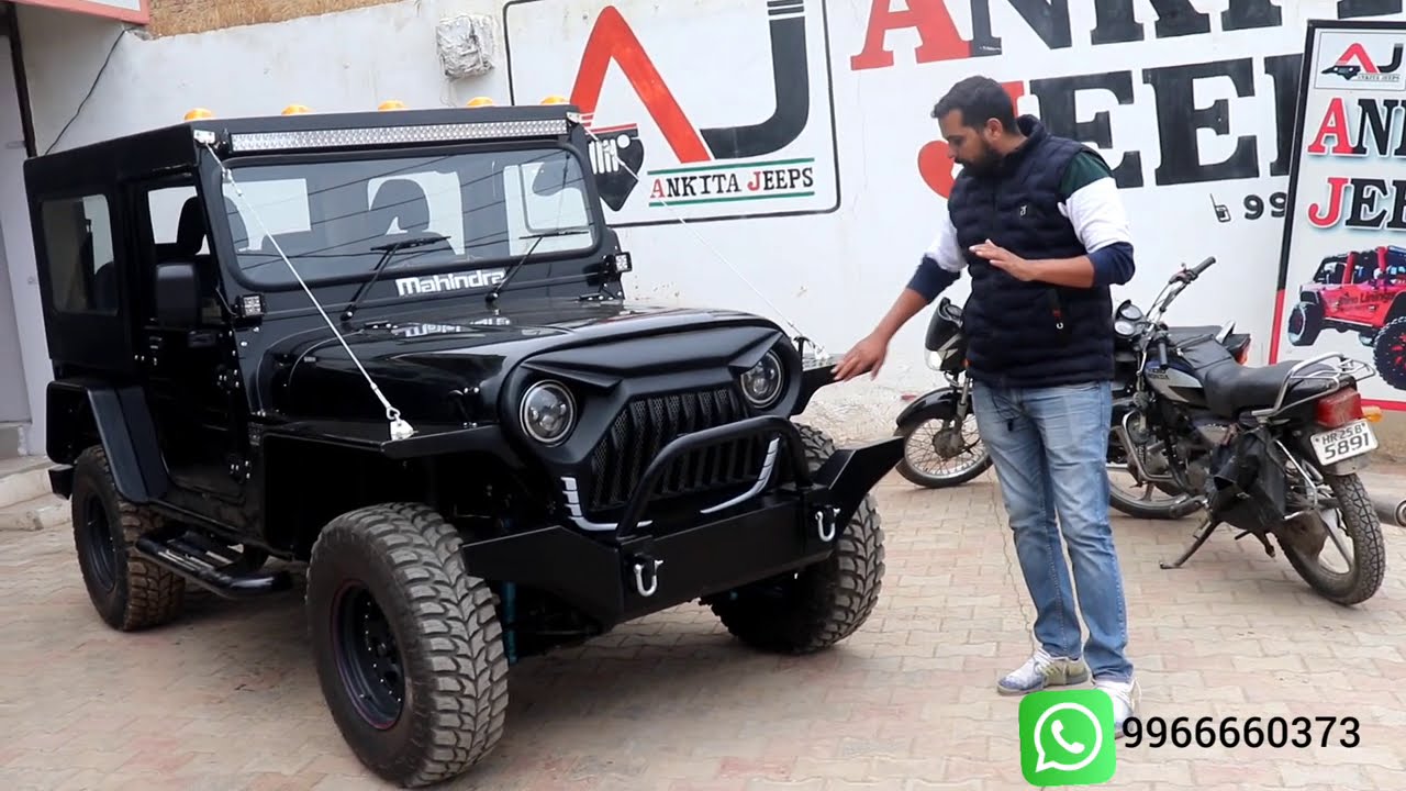 Modified 4x4 Thar into Wrangler by Ankita Jeeps | Thar | Jeep ...