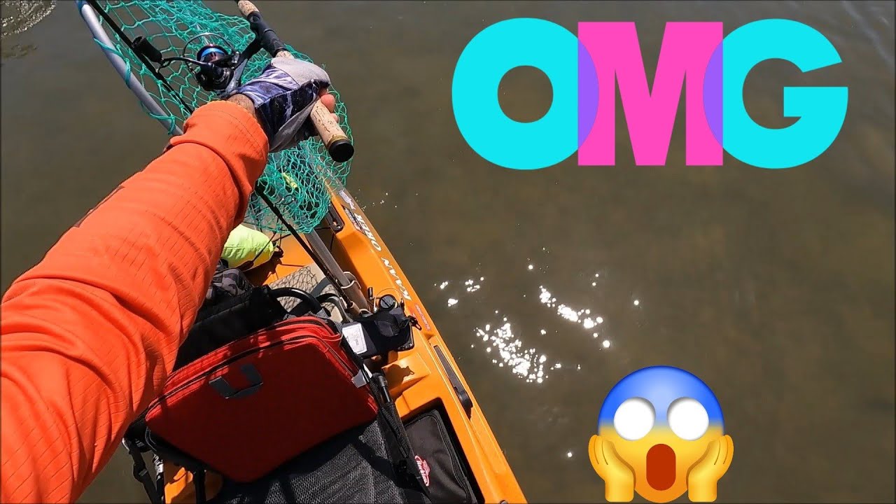 Kayak Fishing Almost Gone Wrong! Chasing A School Of Redfish And This ...