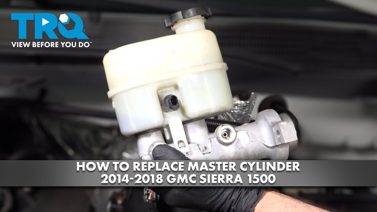 How to Replace Master Cylinder 2014-2018 GMC Sierra 1500 - YouTube
