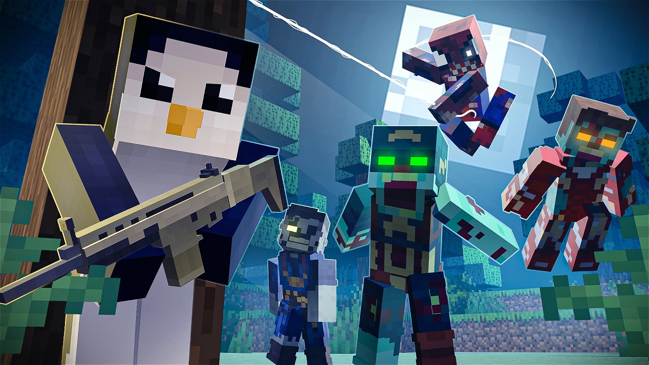 ¡El virus de MARVEL llegó a Minecraft! 😨 - YouTube