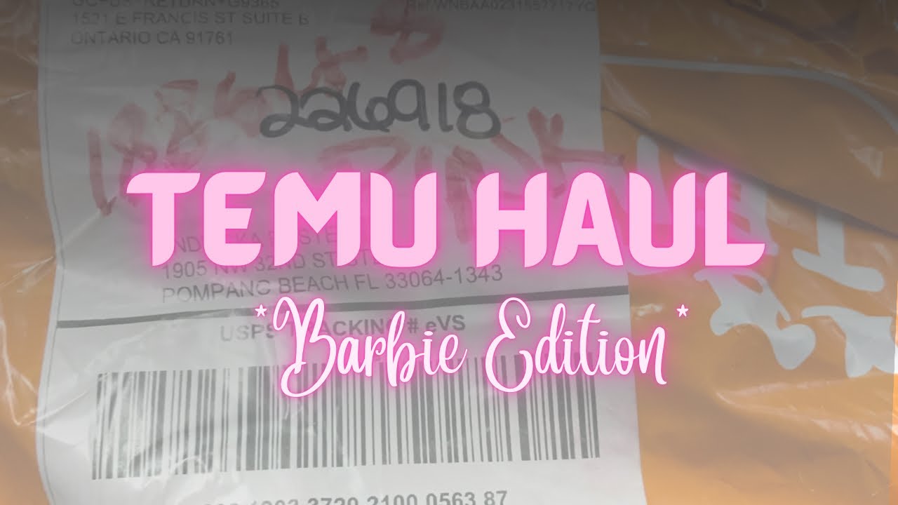 Mini Temu Haul *Barbie Edition* - YouTube