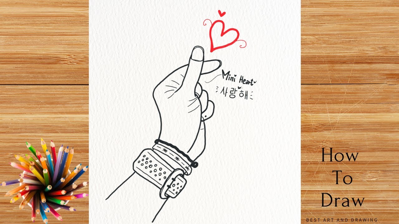 How to Draw a Hand Holding a Heart | Easy Step-by-Step Tutorial - YouTube