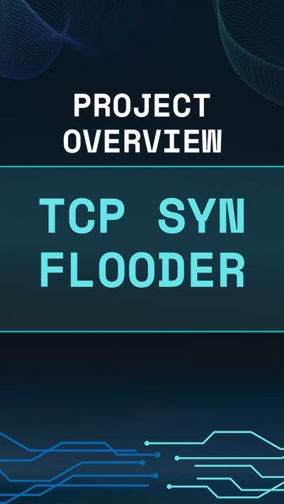 TCP SYN flooder - YouTube