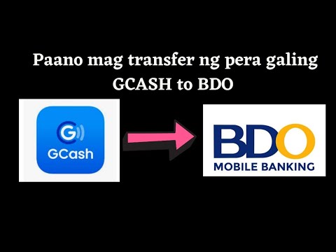 Paano mag transfer ng pera galing GCASH to BDO or sa anumang bank account - YouTube