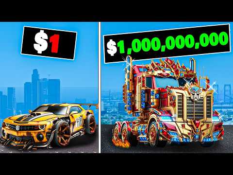 $1 to $1,000,000,000 Transformer Car in GTA 5