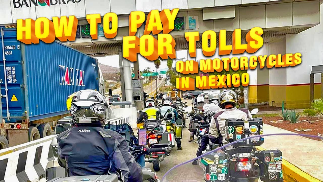 How to pay for motorcycle tolls in Mexico - YouTube