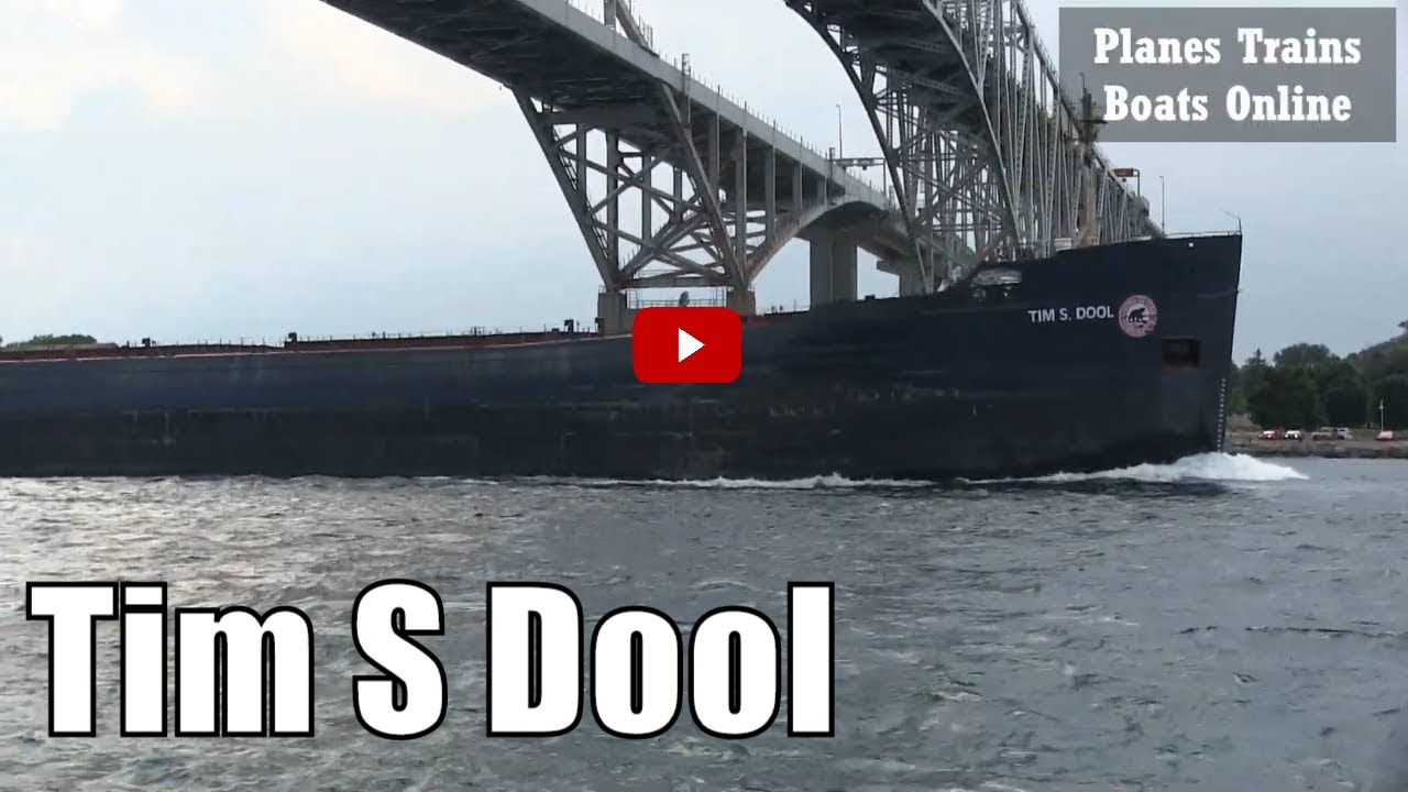 1967 Tim S Dool - 730ft / 222.5m - Bulk Carrier Cargo Ship Up Bound To ...