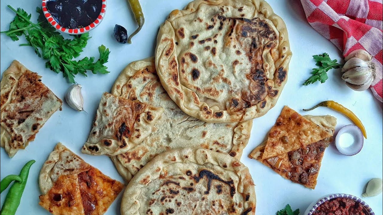 Recette facile de mtabga tunisienne المطبقة التونسية - YouTube