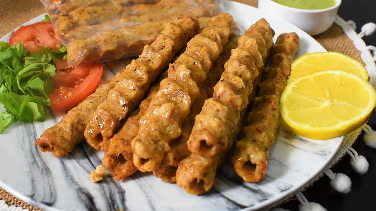 Chicken Kabab Secret Recipe l Make k&n's Style Chicken seekh kabab at ...