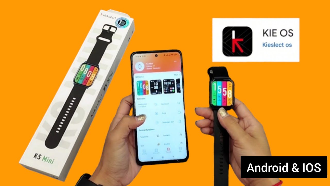 How to Connect Kieslect KS mini ||របៀបភ្ជាប់នាឡិការដៃ KS mini #kieslect ...