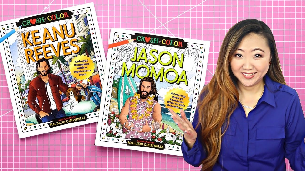 Coloring with Keanu Reeves + Jason Momoa ️‍🔥 Adult Coloring Books ...