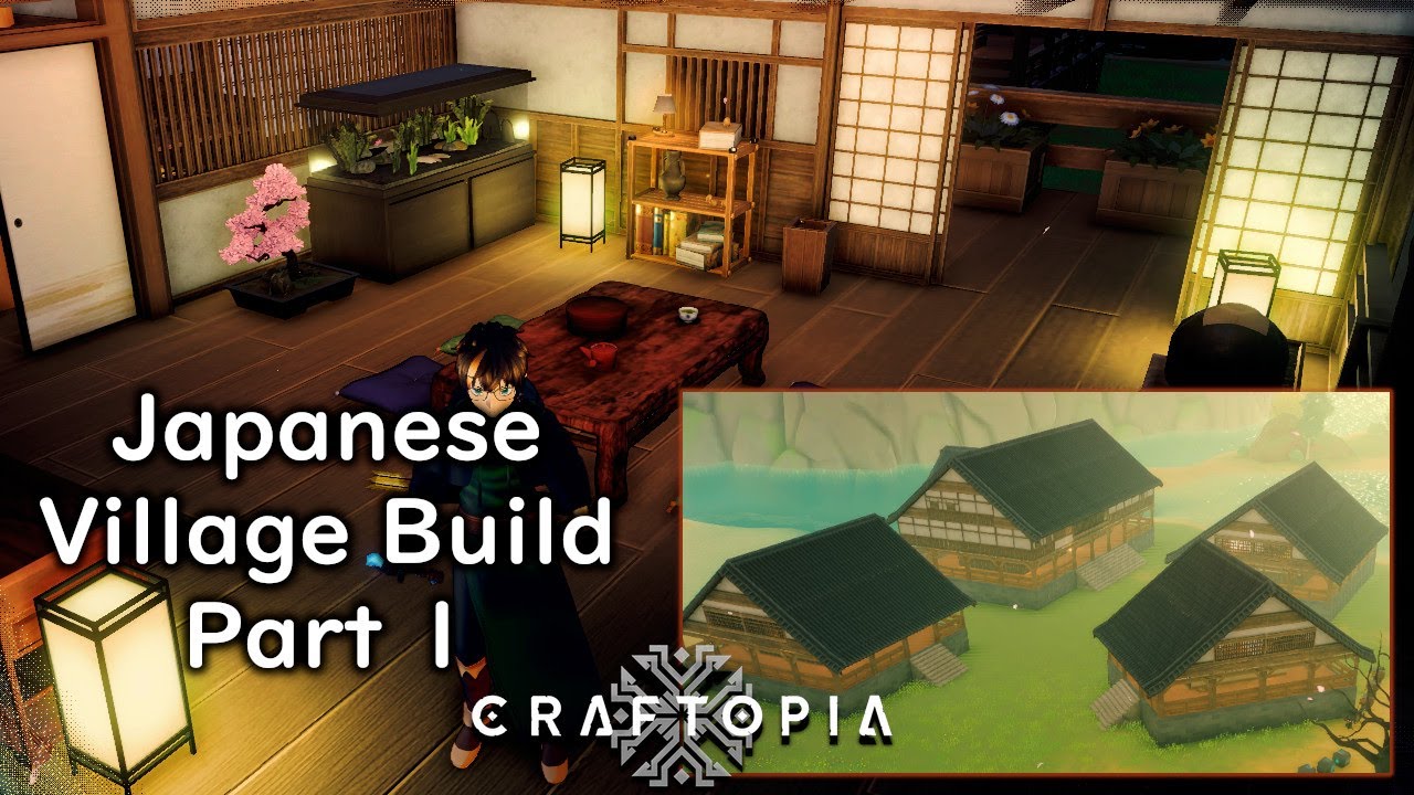 [Craftopia #10] Japanese Village Build Part 1 - YouTube