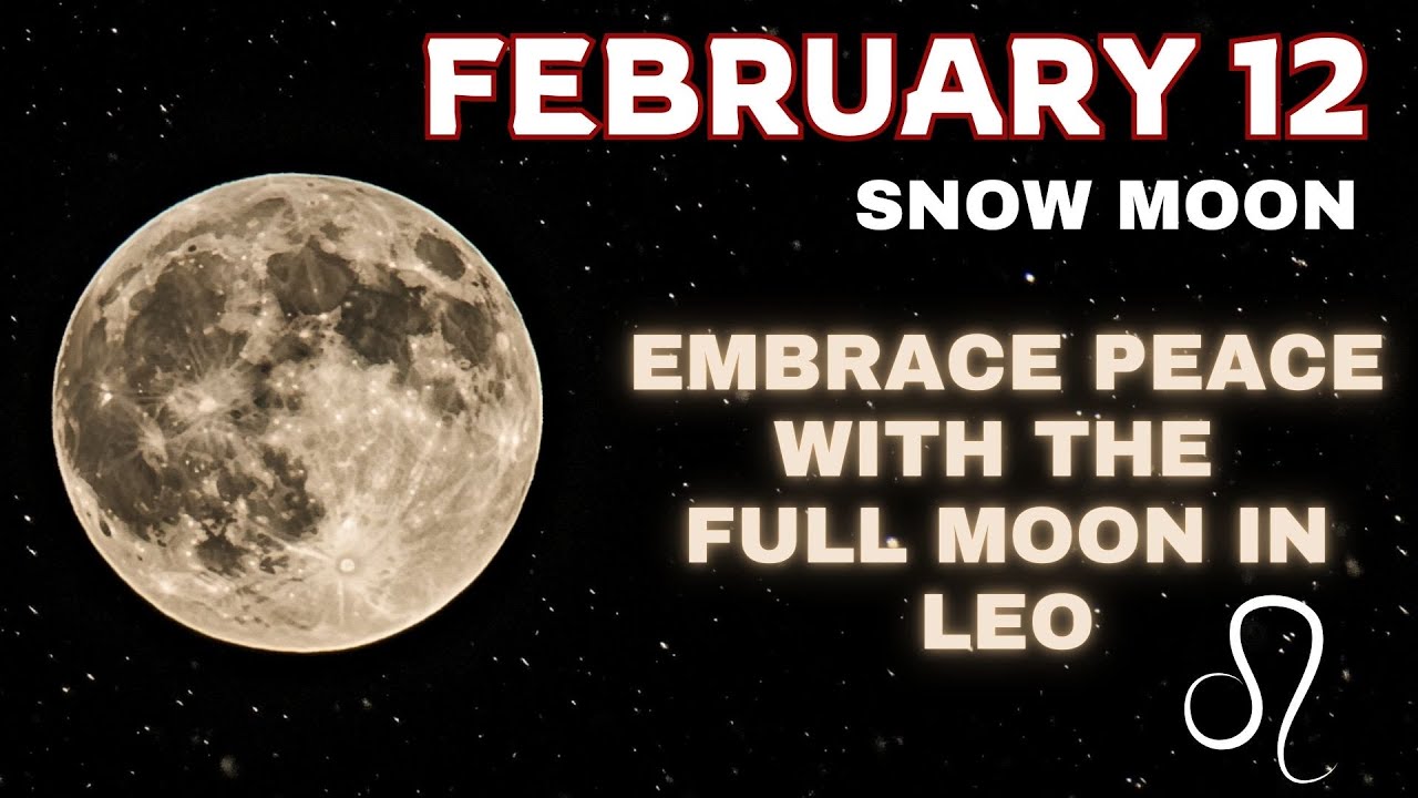 Find INNER Peace with this Leo Full Moon Meditation - YouTube