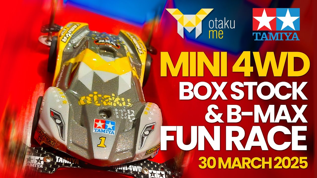 Tamiya Mini 4WD Box Stock & B-MAX Fun Race 30 March 2025 - YouTube