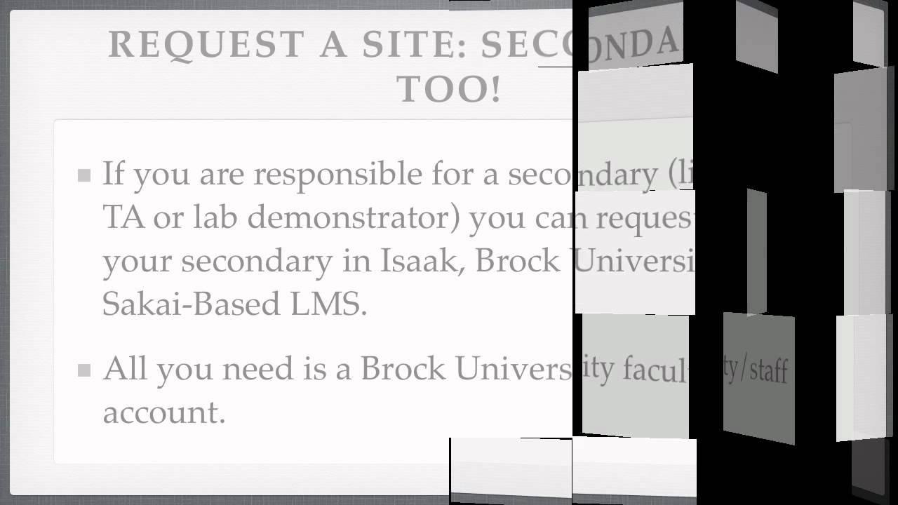 Slides About Isaak, Brock University's Sakai-Based LMS - YouTube