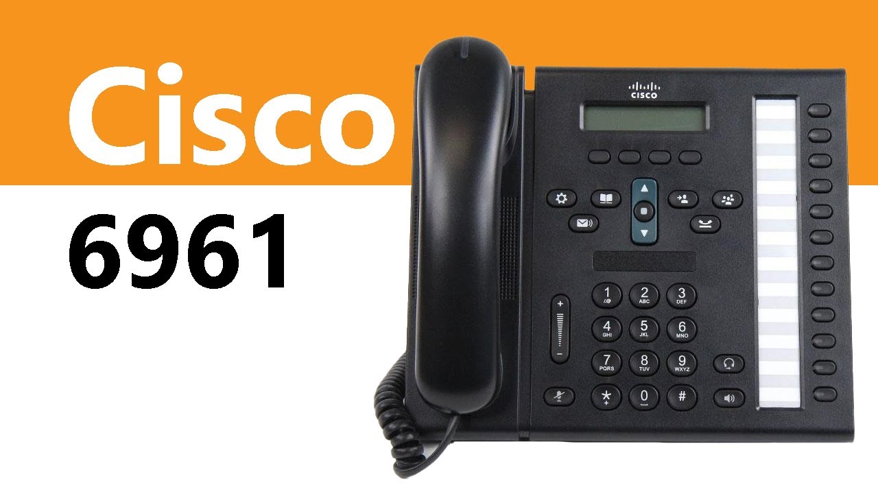 Cisco 6961 Unified IP Phone - Product Overview - YouTube